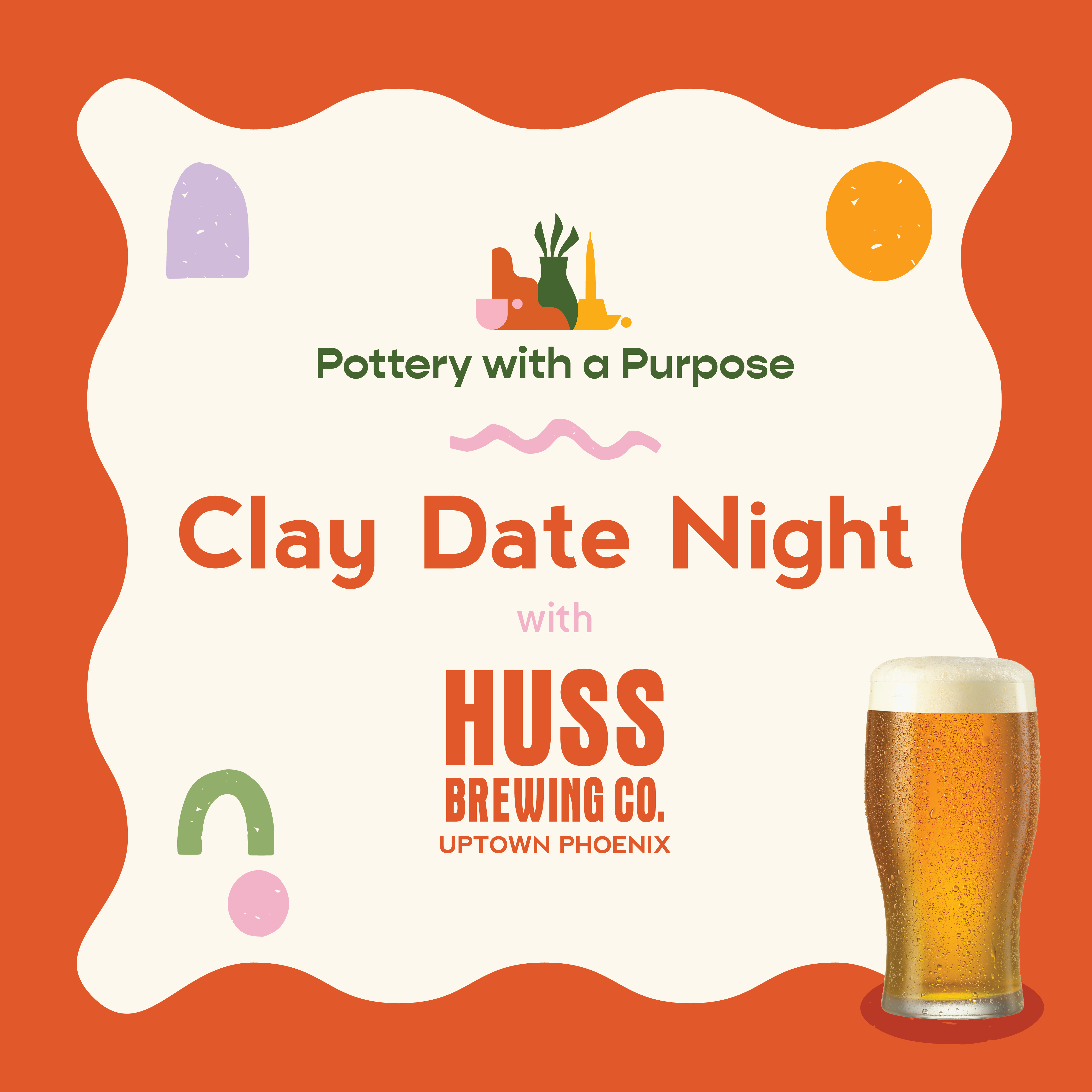 Huss Brewing Company: Sip & Sculpt Pottery Class | Phoenix Community Alliance